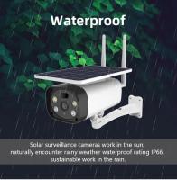 China 4G SIM Card 1080P Solar Panel Outdoor Security Camera with 12800mAh Battery and Two-Way Audio for sale