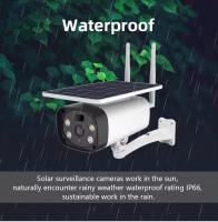 China Arrival HD 1080P PIR Battery Security Wireless WiFi Bullet Camera IP67 Solar 4G Network for sale