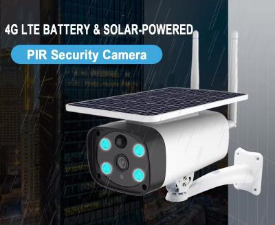 China 4G Solar Panel Camera 1080P Outdoor Security Wireless Monitor Waterproof CCTV Home Surveillance for sale