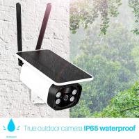 China 4G Solar Panel Camera 1080P Outdoor Security Wireless Monitor Waterproof CCTV Home Surveillance for sale