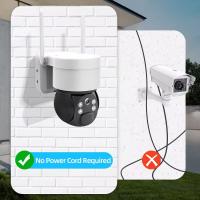 China 3MP WiFi Solar Security Camera Outdoor PIR Motion Detection 6W Solar Panel PTZ Battery Powered for sale