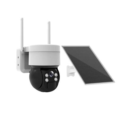 China 3MP 4G WiFi Solar PTZ Camera with PIR Detection 6W Panel 1080P Outdoor Security for sale