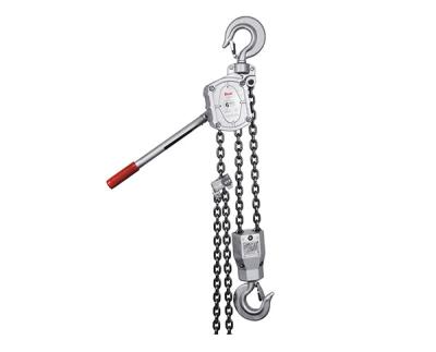 China JTAL Aluminium Alloy Lever Hoist 3-12 Ton Capacity with 8mm Chain Diameter and Adjustable Rotatable Chain for sale