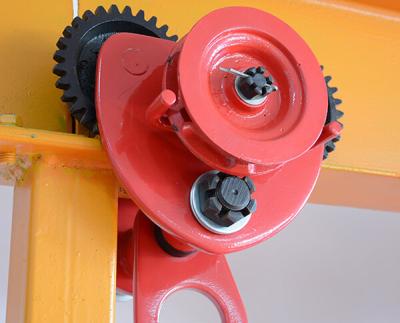 China JTGT-A Geared Trolley Manual Lifting Device 0.5-5T Capacity for I-Beam 68-180mm Width for sale