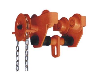 China JTGT-A Geared Trolley for Mechanical Lifting Devices - 0.5T to 20T Capacity with 68-203mm I-Beam Compatibility for sale