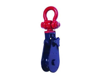 China JTPB-E Type Champion Snatch Pulley Shackle Type 2-50t SWL 75-600mm Sheave Dia for sale