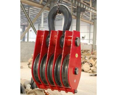 China JTPB-F5 Rings Series Closed Five Wheels Pulley 20t 280kN Heavy Duty Rigging for sale