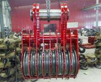 China JTPB-F8 Closed Eight Wheel Pulley 80-200t Capacity Heavy Duty Lifting Block for sale