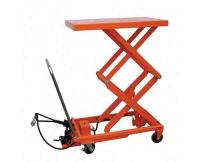 China Hydraulic Scissor Lift Table 350kg Capacity 1300mm Max Height CE Certified Transport Trolley for sale