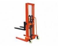 China Hydraulic Hand Stacker 1000-3000kg Capacity Adjustable Forks 1600mm Lift Height for Warehouse Loading for sale