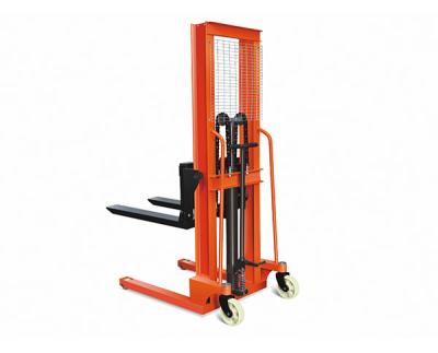 China Hydraulic Hand Stacker 1000-3000kg Capacity Adjustable Forks 1600mm Lift Height for Warehouse Loading for sale