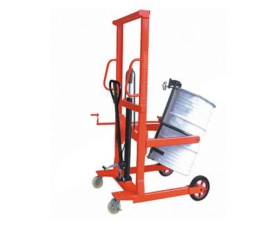 China Industrial Drum Transport Trolley 350kg Capacity 1500mm Lifting Length with 360 Degree Tilt for sale