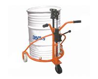 China JTDT-B Drum Truck 350kg Capacity Manual Drum Handler for Steel Plastic Drums 100mm Lifting Length for sale