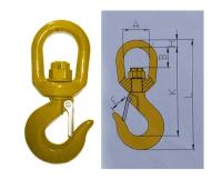 China JTR-HL09 G80 Swivel Hook with Latch for sale
