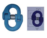 China Jentan JTR-HL10 Grade 100 Alloy Steel European Type Connecting Link 6-32mm for Lifting Slings for sale