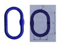 China G100 Welded Master Link with Flat 10mm to 38mm Grade 100 Chain Connector for sale