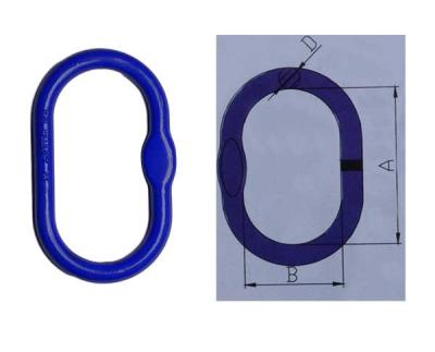 China G100 Welded Master Link with Flat 10mm to 38mm Grade 100 Chain Connector for sale