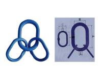 China G100 Welded Master Link Assembly with Flat 6-10mm Size 3.5t WLL for Hoist Accessories for sale