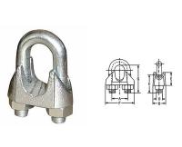 China JTR-RC04 Galy Malleable Wire Rope Clips TypeA for sale