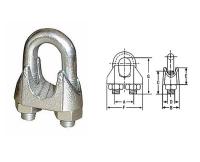 China JTR-RC05 Galy Malleable Wire Rope Clips TypeB for sale