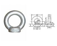 China JTR-BN05 DIN582 Ring Nut M6 to M39 0.07 to 6.1 Ton Lifting Capacity for sale