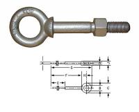 China JTR-BN09 Shoulder Nut Eye Bolts G-277 - 1/4