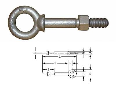China JTR-BN09 Shoulder Nut Eye Bolts G-277 - 1/4