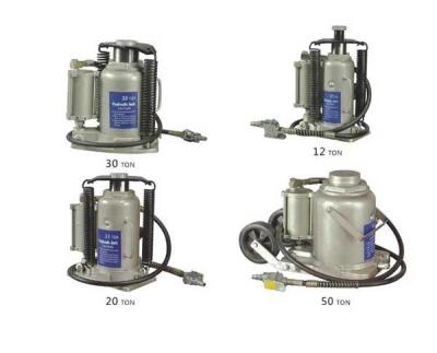China JTAJ-A Hydraulic Air Bottle Jack - 12-50 Ton Capacity, 120 PSI Operation for Automotive & Construction for sale