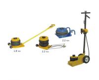 China JTAJ-B030322 Industrial Hydraulic Floor Jack - 2.2 Ton Capacity with 145mm Min Height and Extended T-Handle for sale