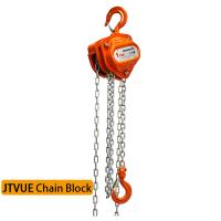China JTVUE 1T Manual Aluminum Chain Hoist with 3m Lift Capacity and 11.1kg Lightweight Design for sale