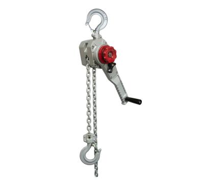 China AGK-Pro Series Aluminium Lever Hoist 1Ton 6Ton 9Ton Capacity with Safety Clutch and Fused Brake Disc for sale