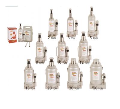 China Industrial Hydraulic Bottle Jack 2-100 Ton Capacity with 6-8 Inch Starting Height for Heavy Equipment Lifting for sale