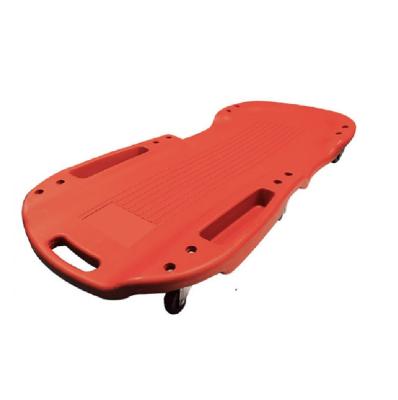 China Red Foldable Padded Creeper Trolley for Car Mechanics 36 Inch Heavy Duty for sale