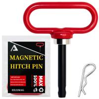 China Magnetic Hitch Pin 1/2 Inch Heavy Duty Trailer Lock with Strong Magnet for Secure Towing for sale