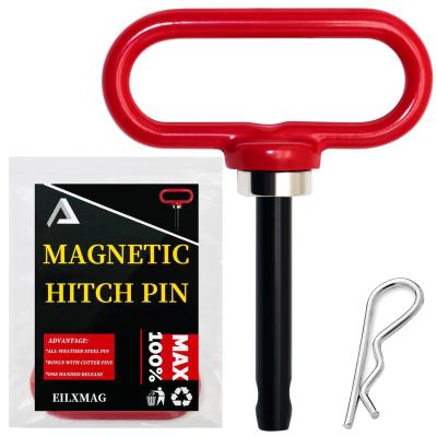 China Magnetic Hitch Pin 1/2 Inch Heavy Duty Trailer Lock with Strong Magnet for Secure Towing for sale