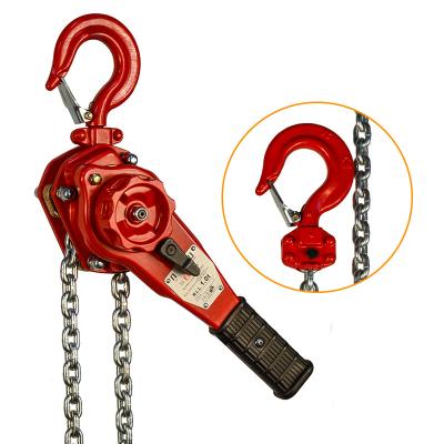 China TUV GS CE Certified 3 Ton Manual Lever Chain Hoist 8mm Chain Cast Iron Housing for sale
