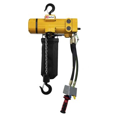 China JT Air Chain Hoist 250kg-100ton Capacity with Variable Speed Transmission and Overload Protection for sale