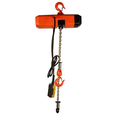 China JTHH Electric Chain Hoist 1 Ton Capacity with 1.1 kW Motor and 8 m/min Lift Speed for Industrial Lifting for sale