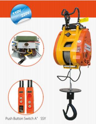 China JTXG-M Mini Electric Hoist 110V 220V Brushless Motor Dual Brake System Industrial Chain Hoist for sale
