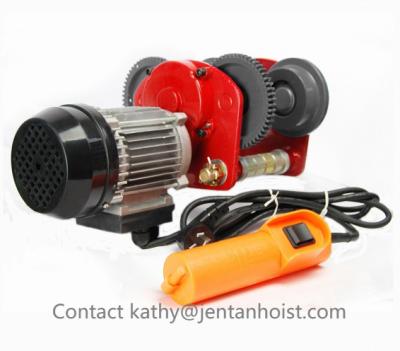 China Mini Electric Wire Hoist 120V 230V Compact Chain Hoist 100kg to 990kg Lifting Capacity for sale