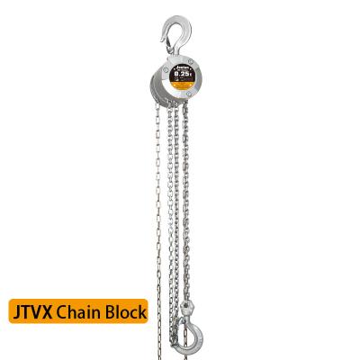 China Aluminum 0.25 Ton Mini Chain Hoist Block Light Duty 360 Rotation for Construction for sale