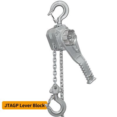 China JT-AGP Lever Hoist 0.8-9t Capacity Corrosion-Resistant Aluminum Portable Manual Chain Hoist for sale