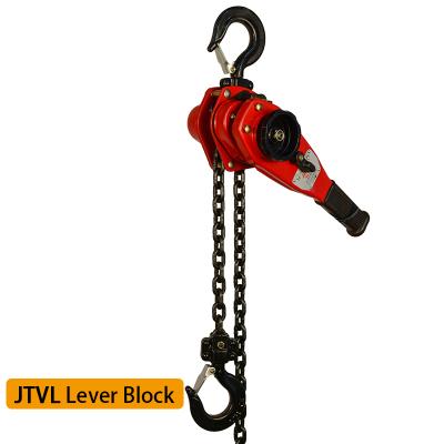 China JTVL Lever Hoist 0.5-9 Ton Capacity with Double Pawl Brake System and 1.5m Lift Height for sale