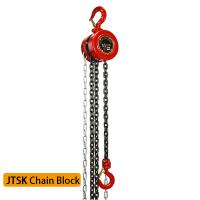 China JTSK Round Chain Hoist 0.5-20T Capacity with 2.5-3m Lift for Manual Material Handling for sale