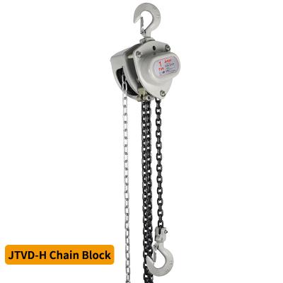 China JTVD-H Corrosion Resistant Manual Chain Block Hoist 0.5T to 30T for Harsh Environments for sale