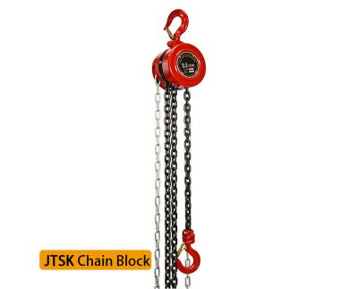 China JTSK Series Manual Chain Block 0.5T to 20T 3 Meter Chain Length Industrial Hoist for sale