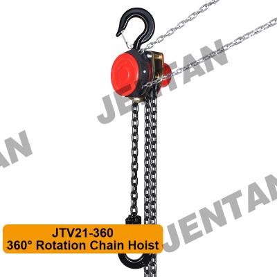 China Alloy Steel Manual Chain Hoist 0.25-5 Ton 360 Degree Rotation JTV21-360 for sale