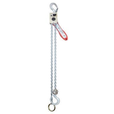 China Lever Hoist 3 Ton Manual Chain Hoist Grade 80 Chain Red Custom Color TUV GS CE for sale