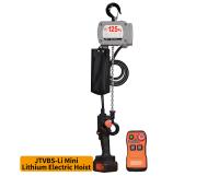China JTVBS 42V Lithium Battery Electric Chain Hoist - 5.3 m/min Lifting Speed, 40+ Min Operation for sale