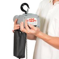 China Battery Powered Electric Chain Hoist 500kg 1 Ton Capacity 36V Lithium IP54 M3 Duty for sale